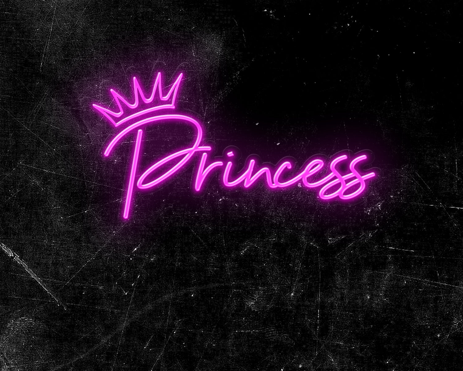 Princess Script Neon Sign – Neon Bubble