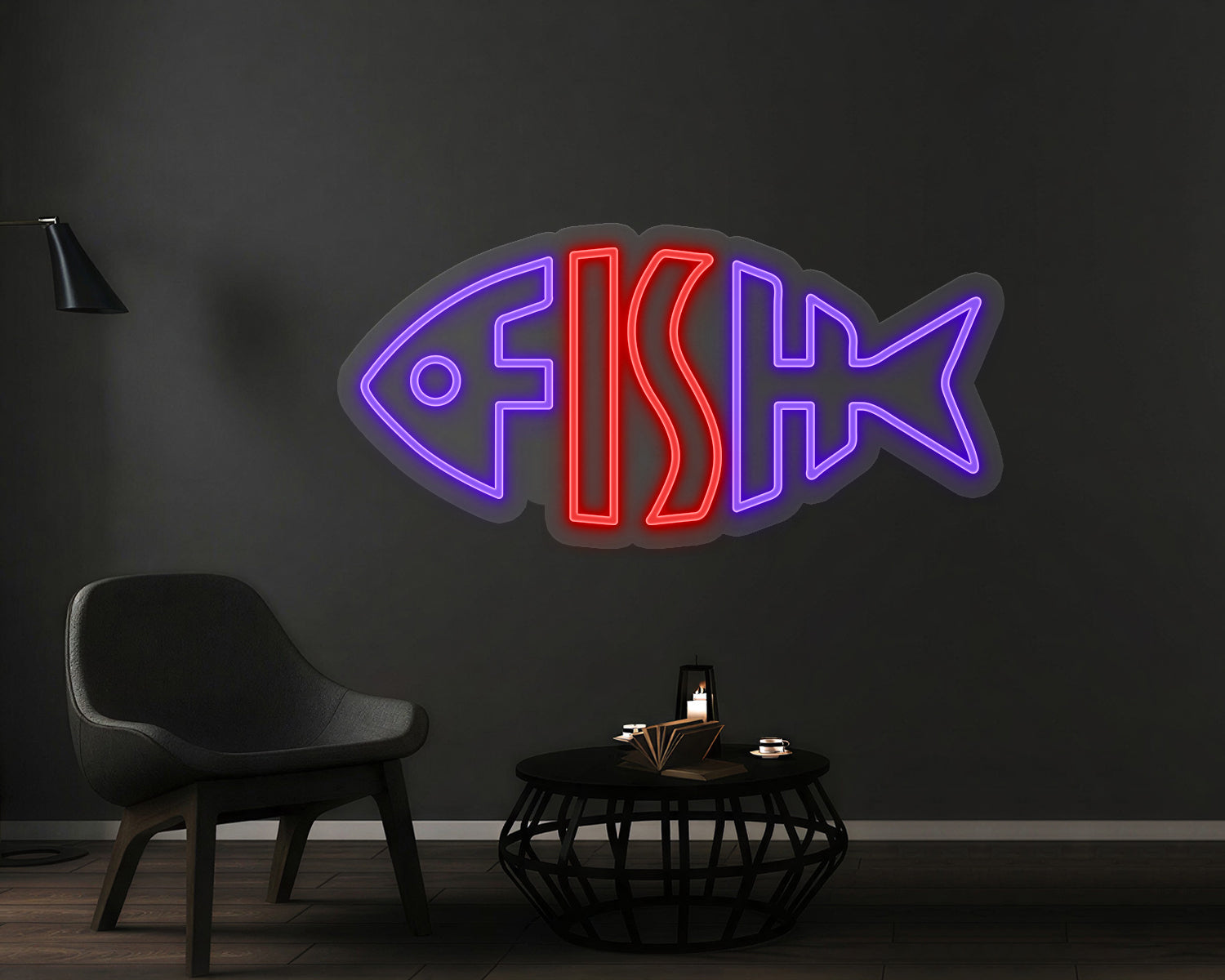 Fish Neon Sign – Neon Bubble