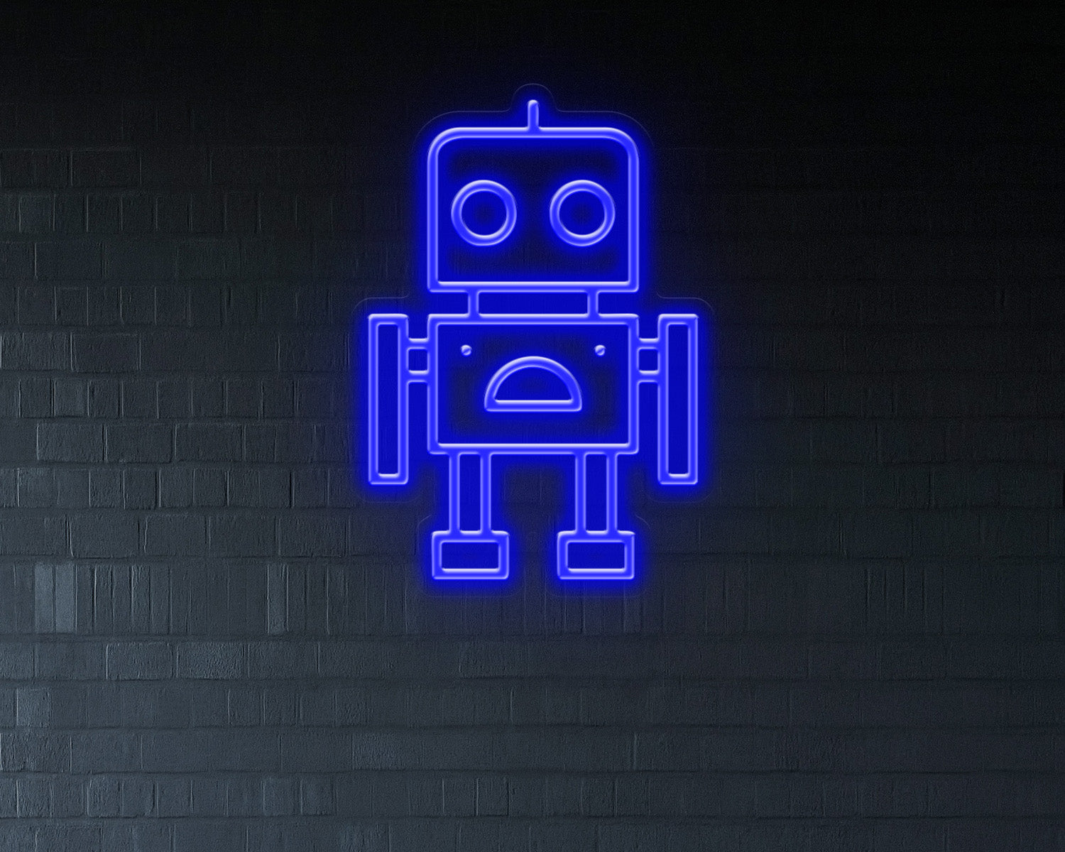 Robot Neon Sign – Neon Bubble